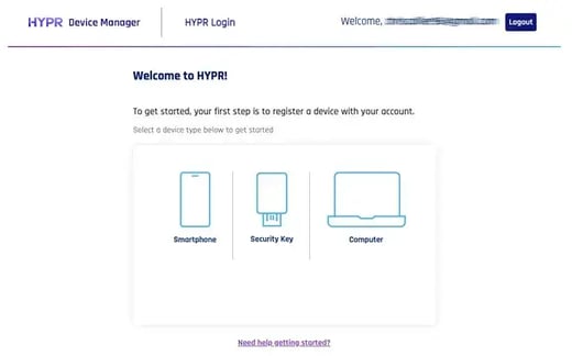 Using the HYPR Device Manager